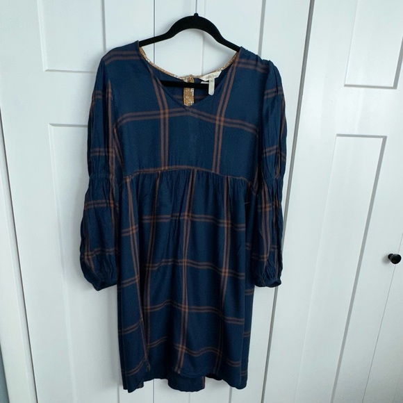 Dresses | Matilda Jane Just Imagine Silvi Windowpane Plaid Dress ...